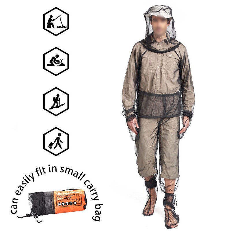 Outdoor Anti Mosquito Clothing Fishing Suit Mosqui... – Grandado