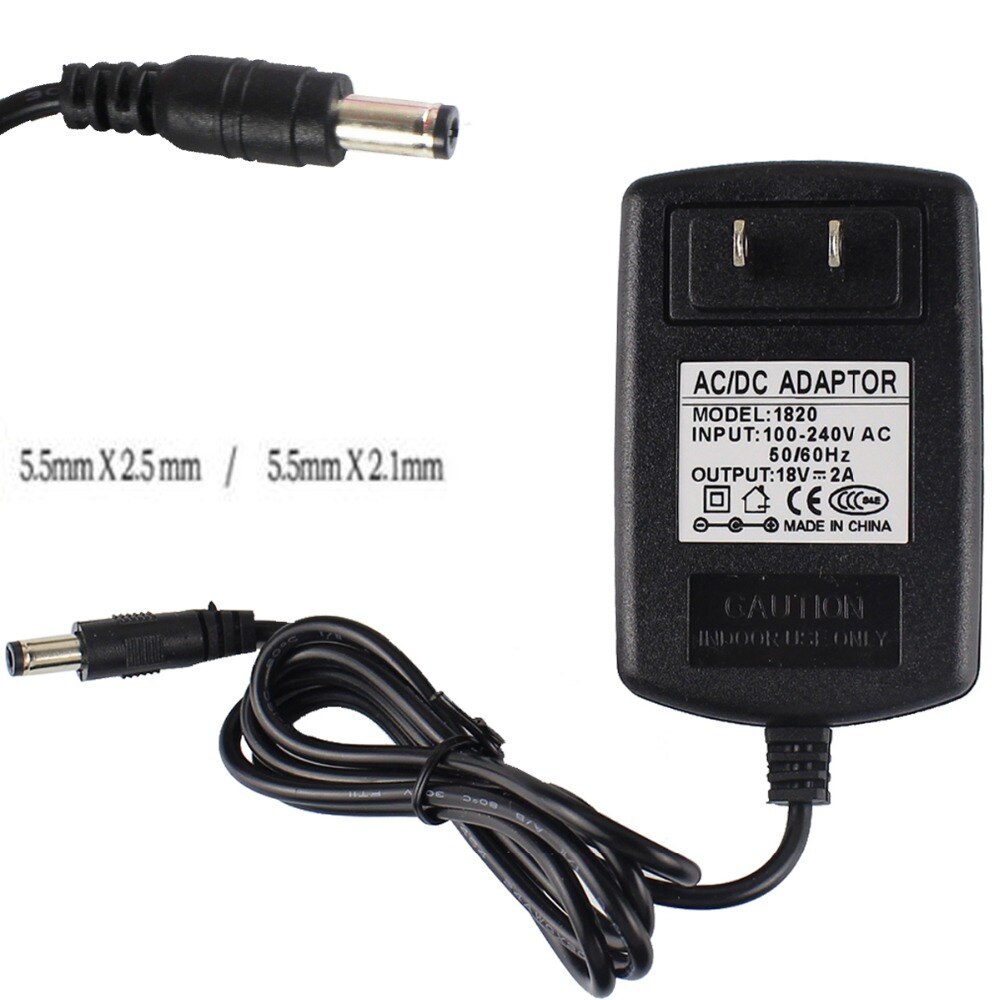 18V-2A-2-5A-Compatible-AC-DC-Adapter-Power-Cord-Ch... – Grandado