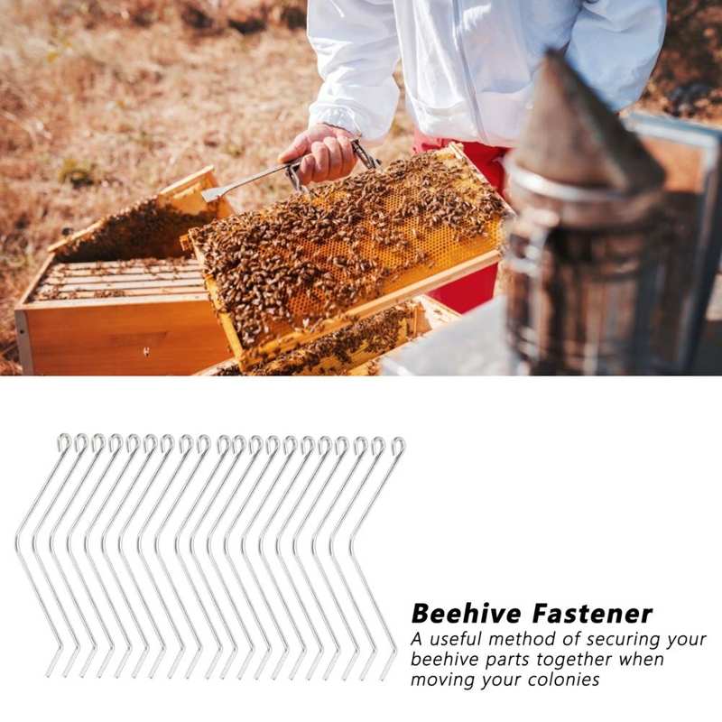 20Pcs Stainless Steel Bee Hive Beehive Connectors ... – Grandado