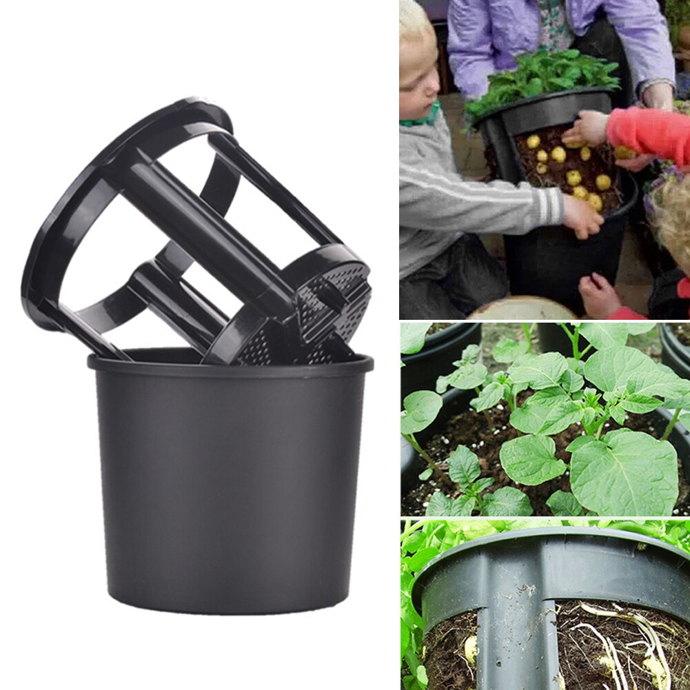 2 in 1 Nursery pot Plastic Garden Planter Pot Vege... – Grandado
