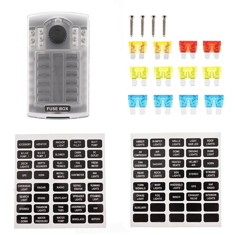 6 Manieren 12 Manieren Zekeringkast Twin Input 300... – Vicedeal