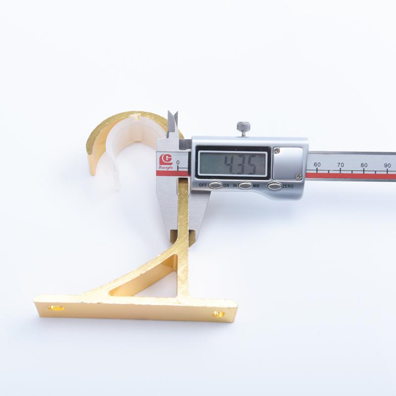 Roman curtain rod bracket lever support base topsi... – Grandado