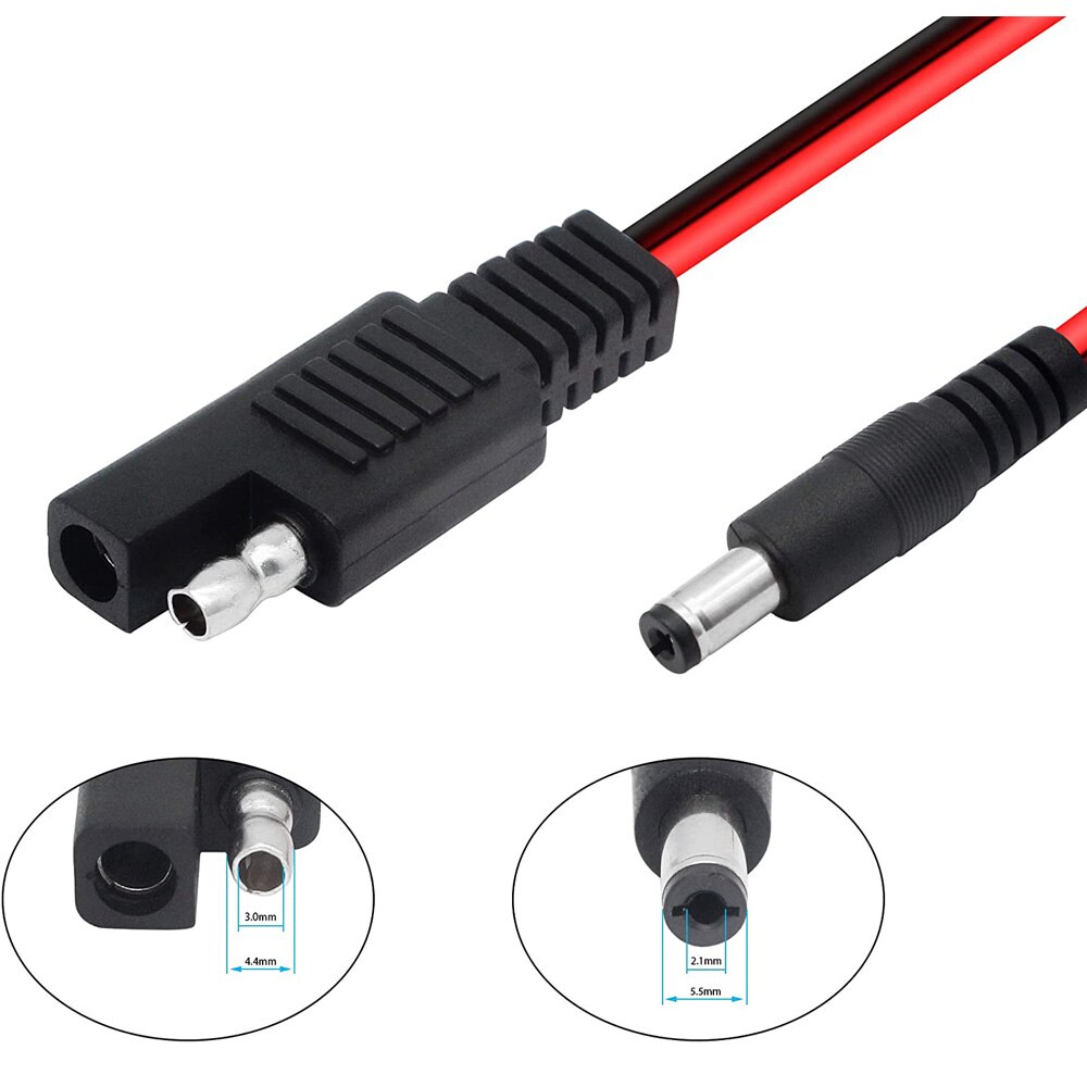 Solar Charging Cable Solar Panel Extension Cable S... – Grandado Solar Charging Cable Solar Panel Extension Cable S... – Grandado