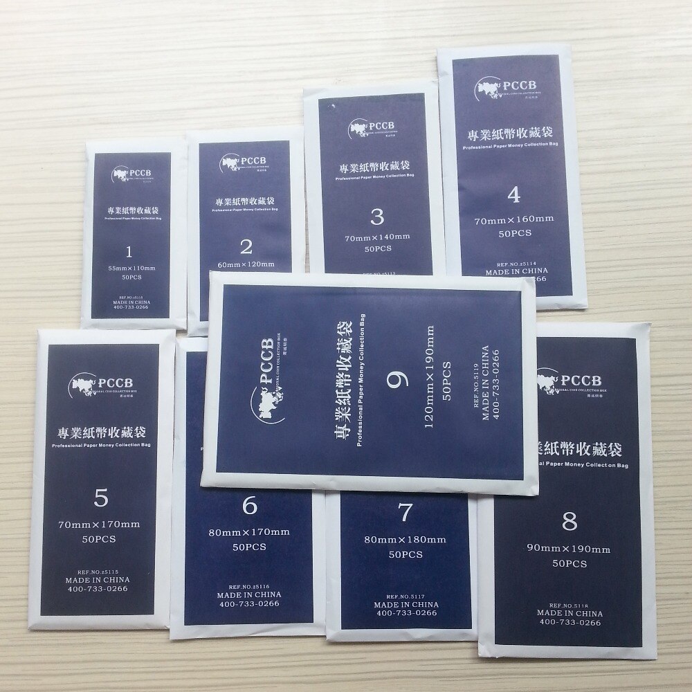 50pcs/lot 11 models size clear packet PCCB transpa... – Grandado