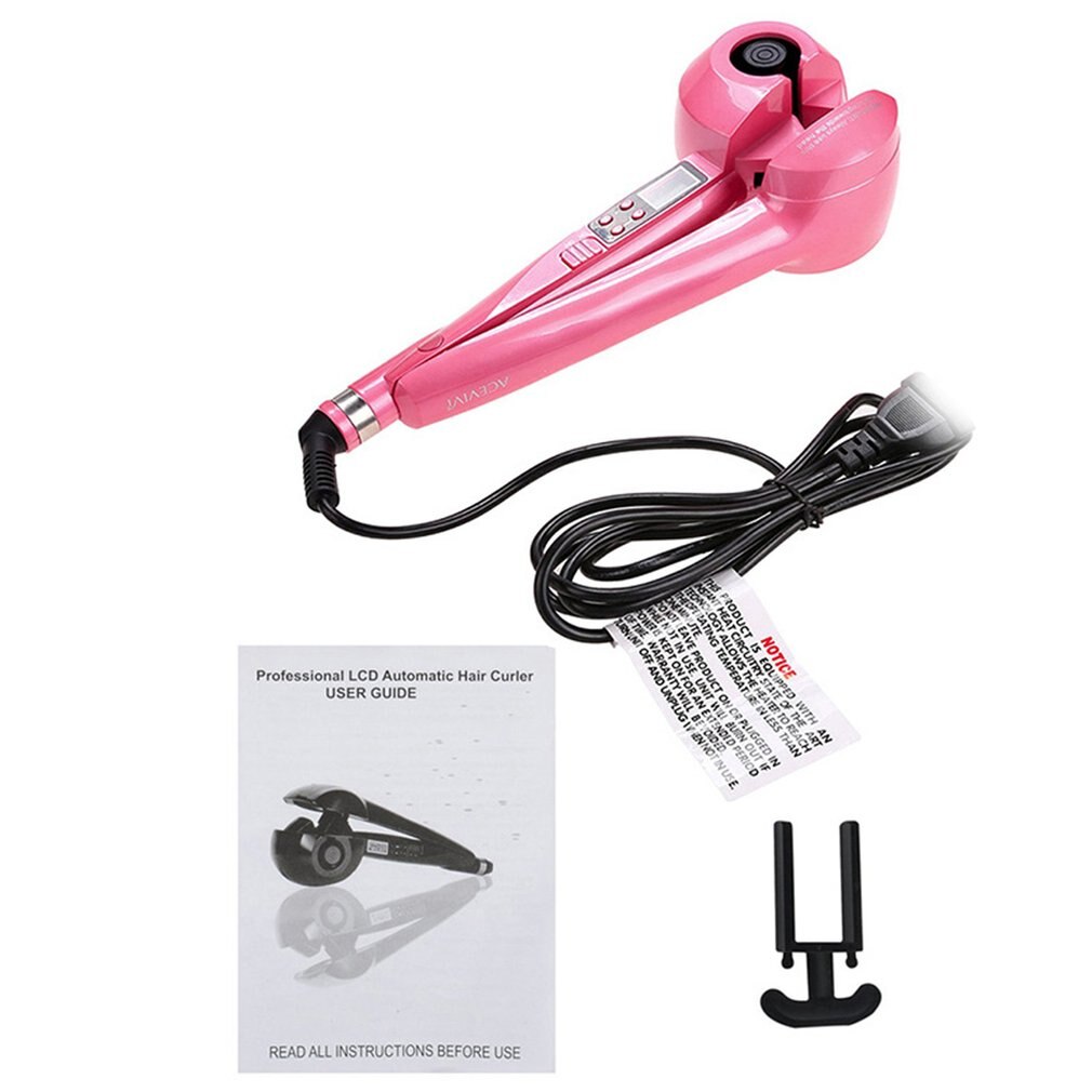 LCD Screen Magic Hair Curler Automatic Loop Iron H... – Grandado