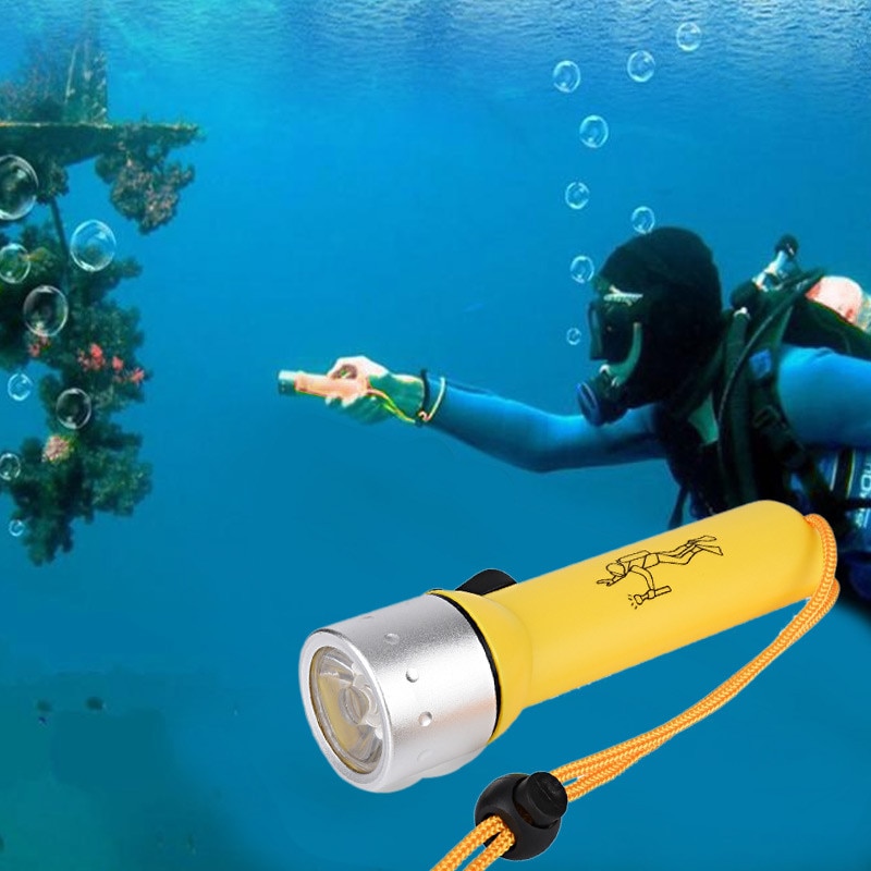 1200LM XM-L T6 LED Mini Underwater Flashlight Divi... – Grandado
