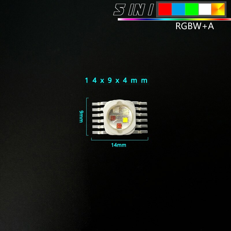 Shehds rgbwa 5 i 1 led scenbelysning chips röd/grö... – Grandado