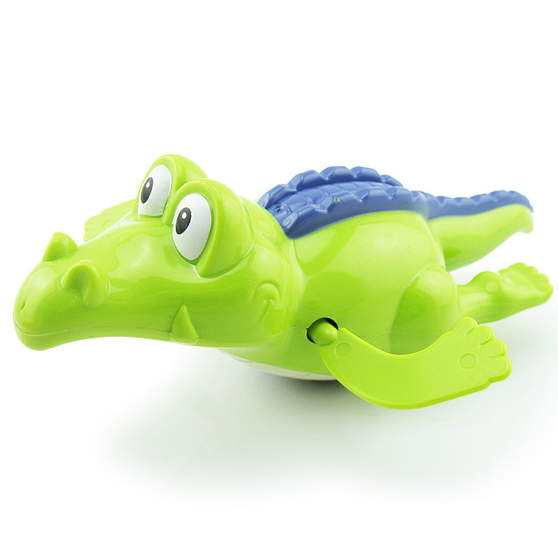 Wind Up Clockwork Cute Crocodile Kid Baby Swimming... – Grandado