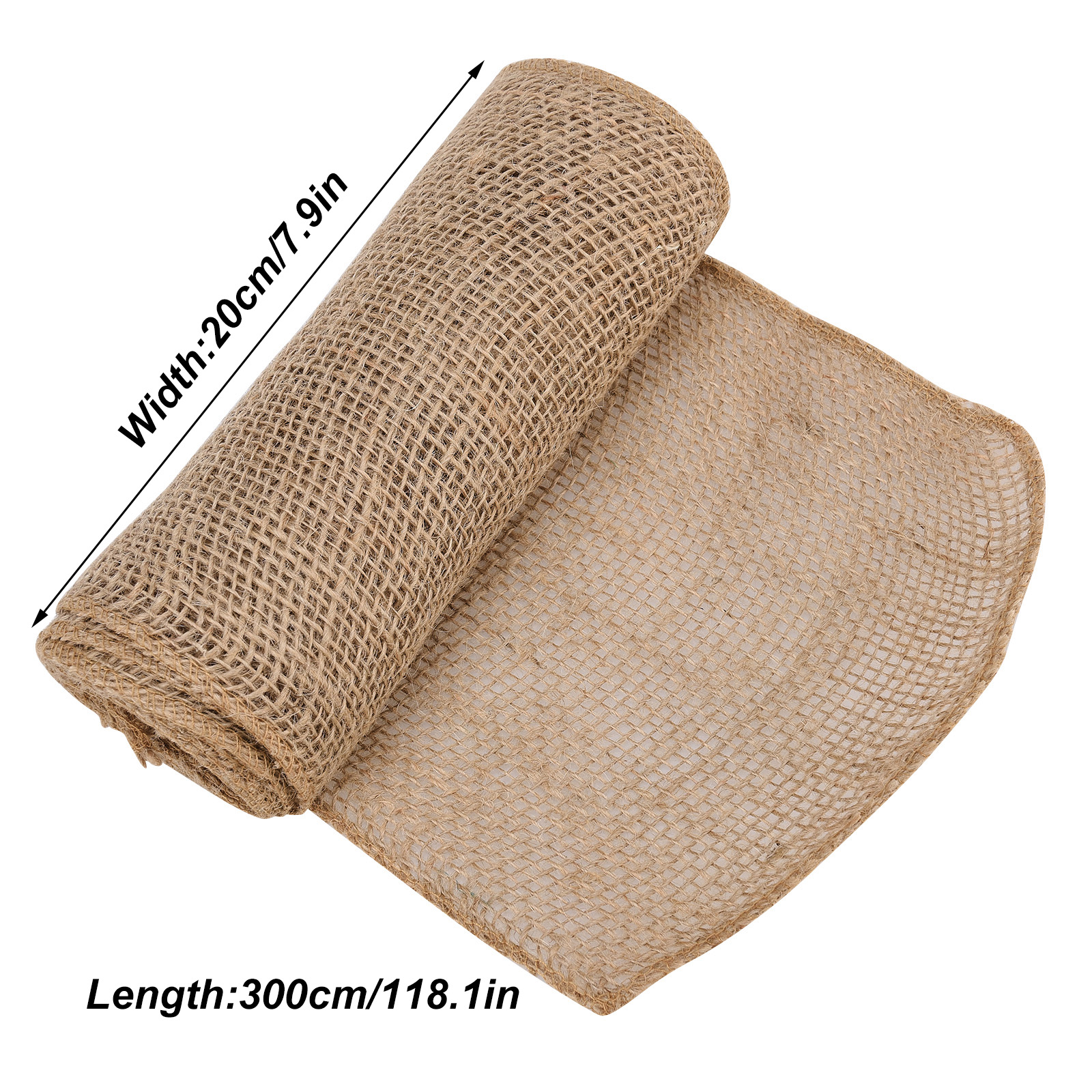 Natuurlijke Jute Stof Winter Boom Wikkelen Doek Ge... – Vicedeal