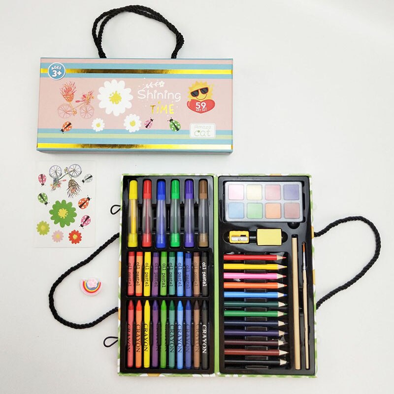 59PCS Watercolor Drawing Art Marker Brush Pen Set ... – Grandado