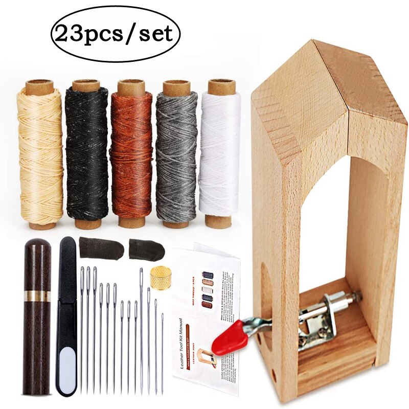 LMDZ Leather Hand Stitching Pony Horse Lacing Tabl... – Vicedeal