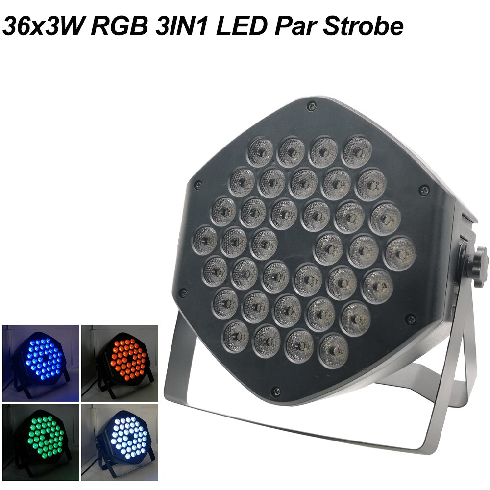 LED Strobe 36x3W DJ LED RGB UV Par Lights RGB 3IN1... – Grandado