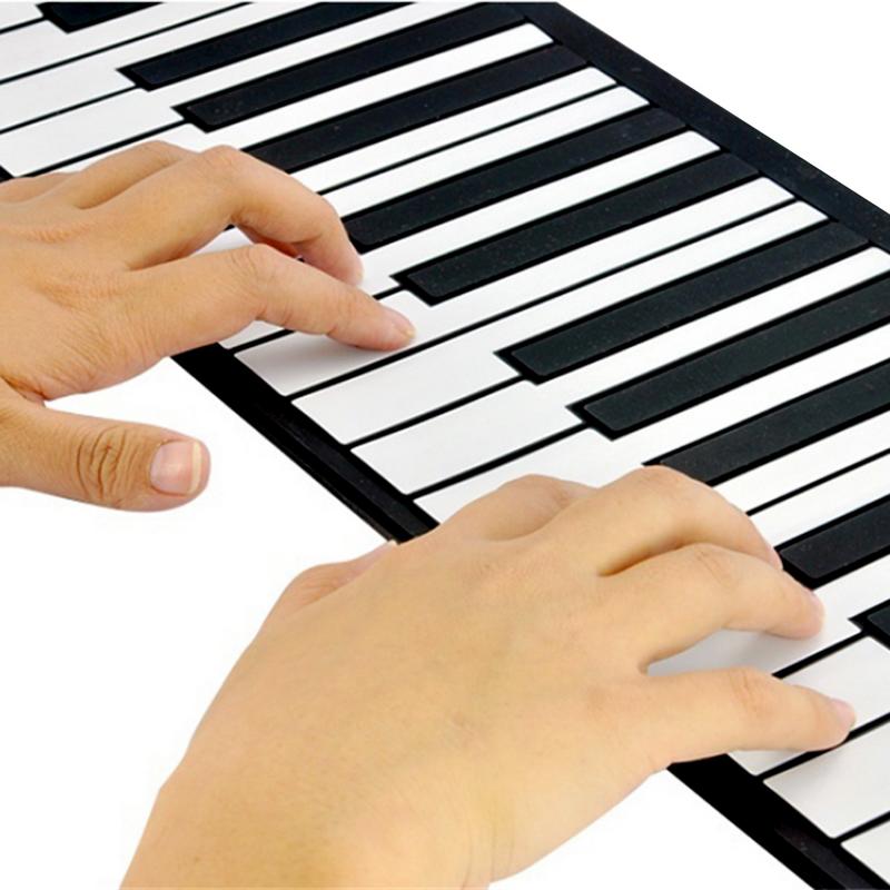 61 Keys Roll Up Electronic Organ Hand Roll Piano w... – Vicedeal