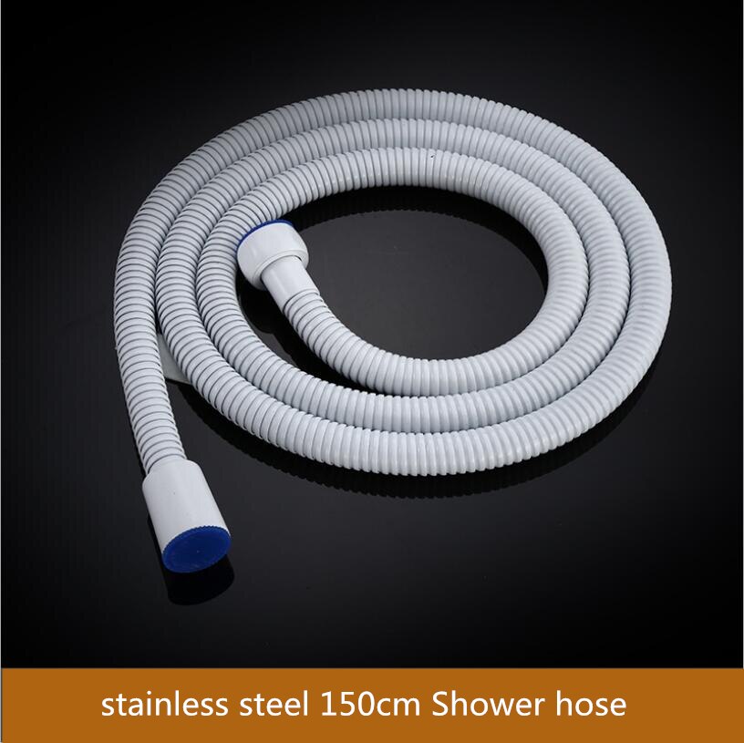 White Finish Bathroom Shower Set White Shower Bar ... – Grandado