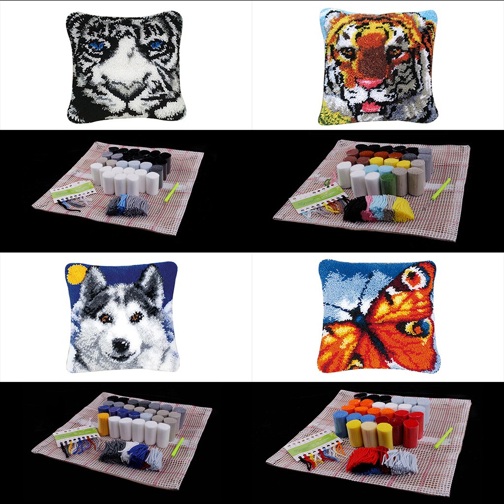 Animal Pattern Latch Hook Kits With Basic Tools Ne... – Vicedeal