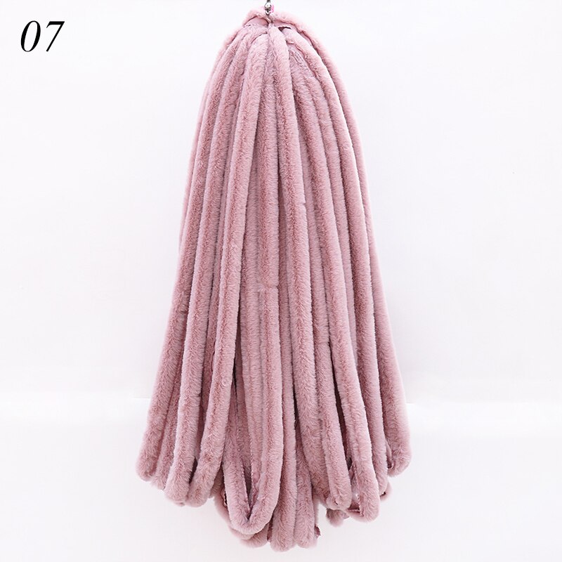 1M Artificial Rabbit Fur Ribbon Tapes Furry Fluffy... – Grandado