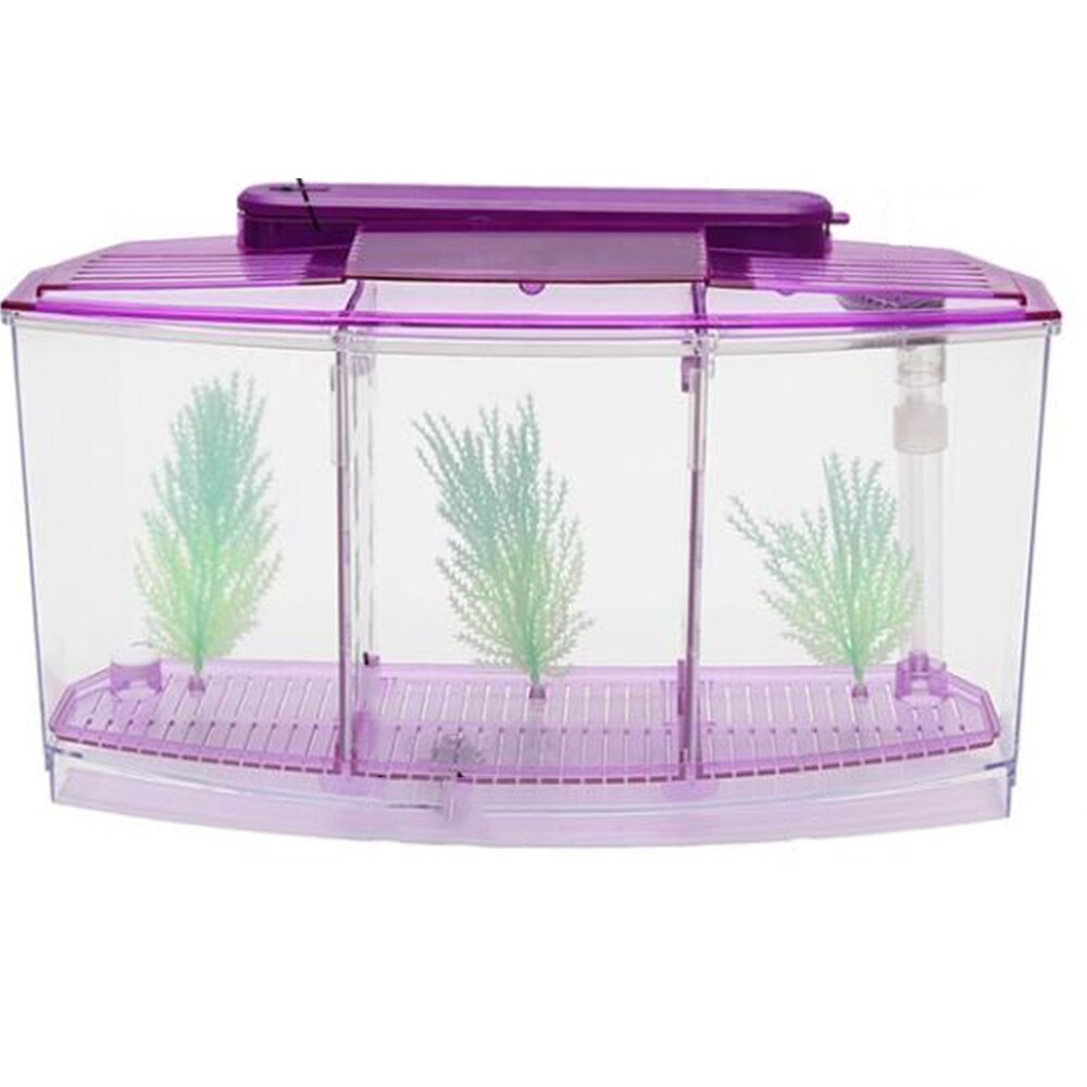 1 pc Aquarium Acrylic Fighting Fish Box Tank Betta... – Grandado