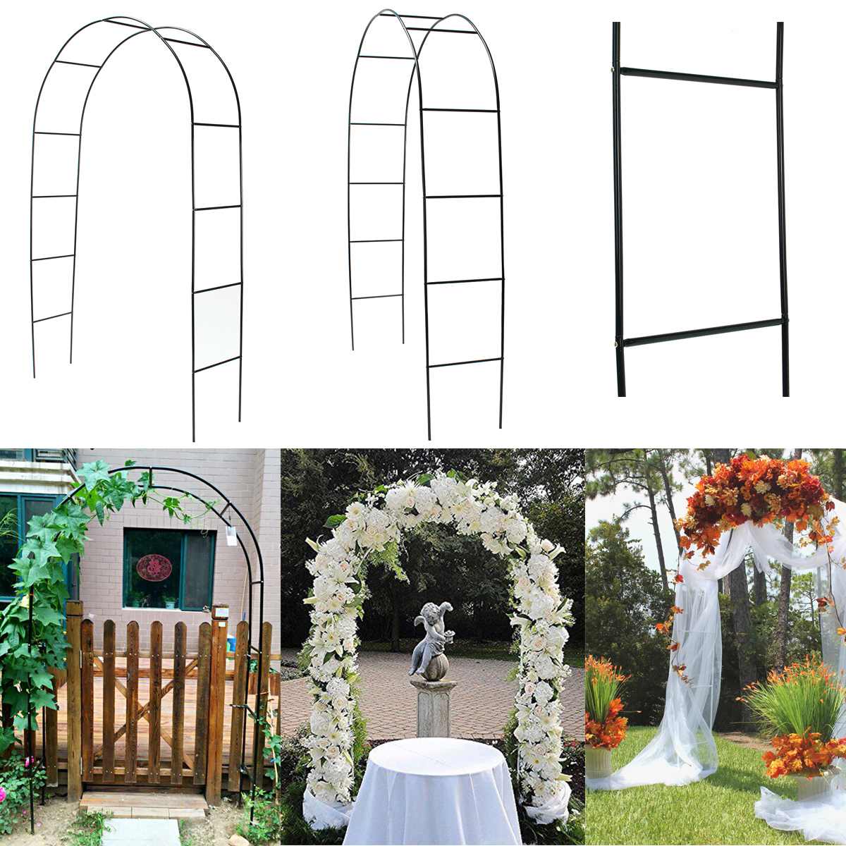 Diy Ijzer Bruiloft Boog Decoratieve Tuin Achtergro... – Vicedeal