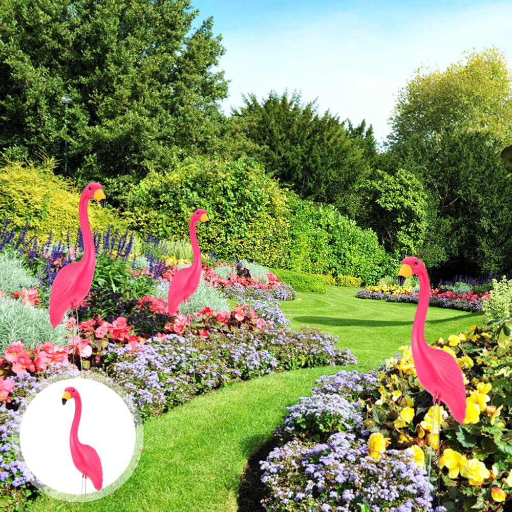 2pcs Artificial Flamingo Garden Stake Flamingo Scu... – Grandado