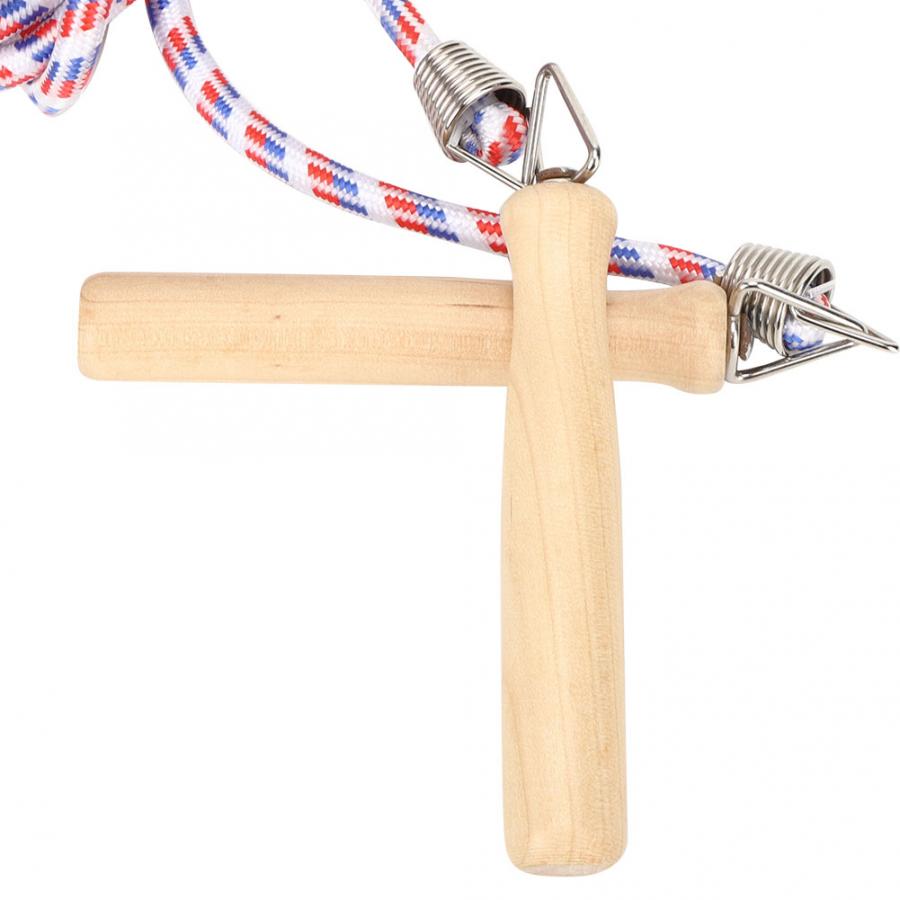 3/5/7/10 M Jump Rope Wooden Handle Cotton Skipping... – Vicedeal