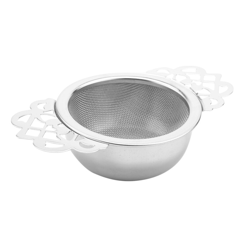 ! Tea Strainers With Drip Bowls (2-Pack), Stainles... – Grandado