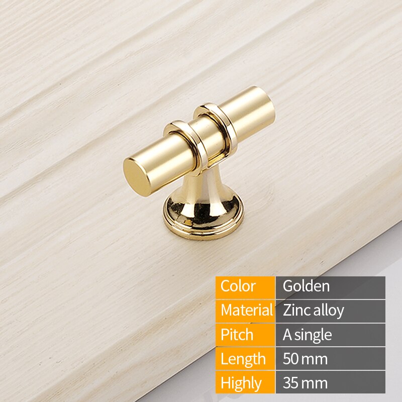 Golden Cabinet Handle Copper Brushed Kitchen Cabin... – Grandado