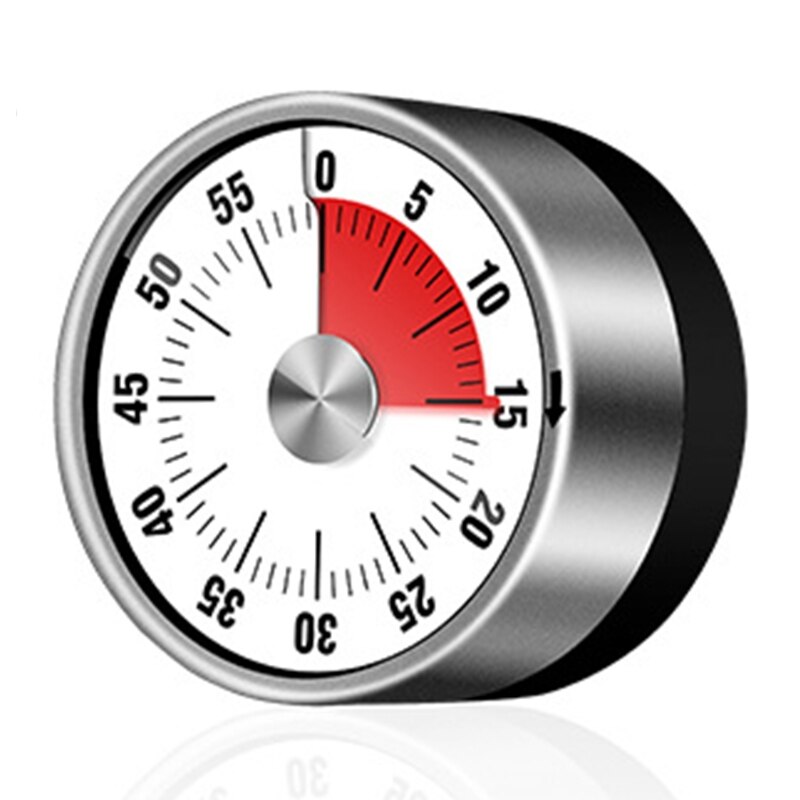 Stainless Steel Visual Timer Mechanical Kitchen 60... – Vicedeal Stainless Steel Visual Timer Mechanical Kitchen 60... – Vicedeal