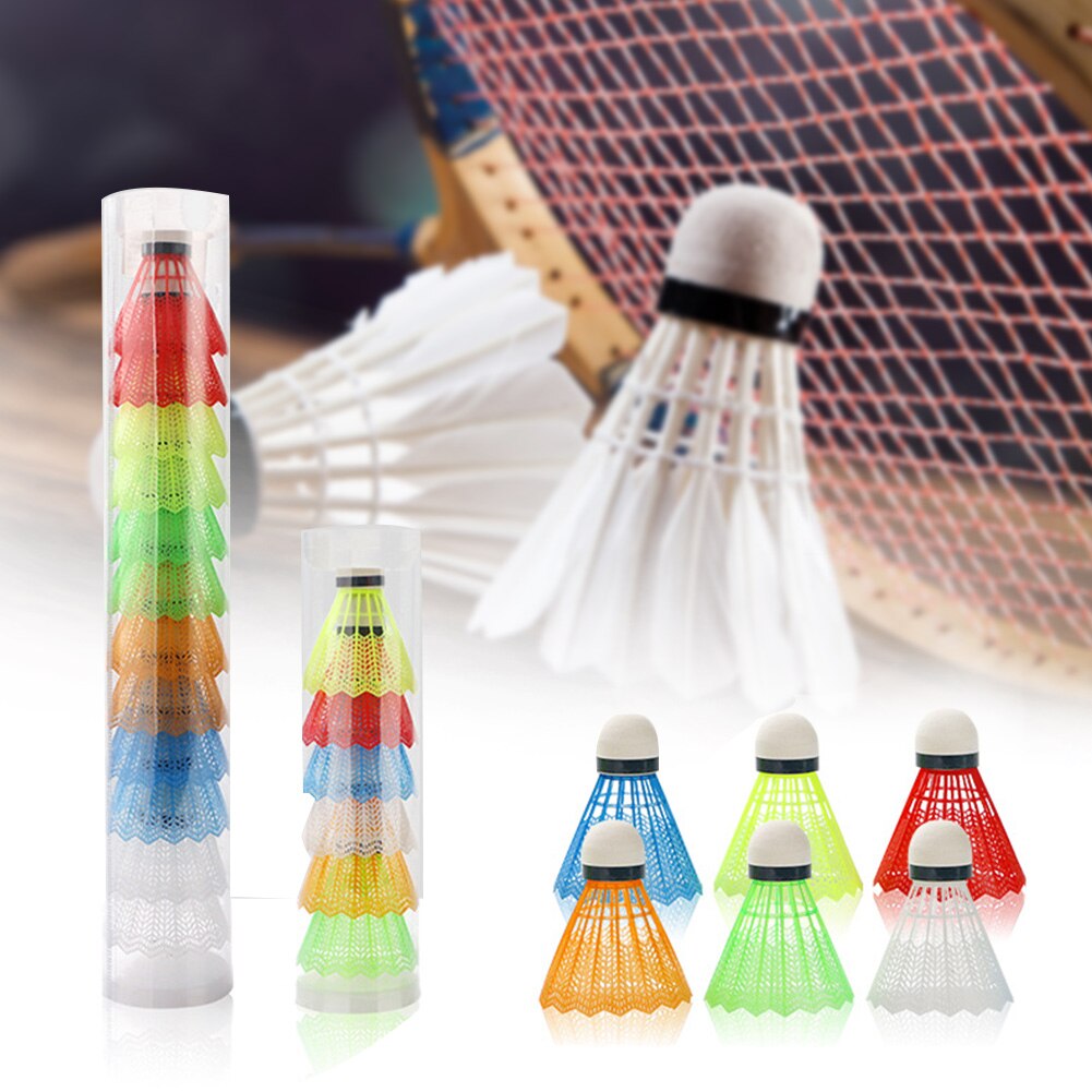 With Box Reusable Competition Colorful Shuttlecock... – Grandado