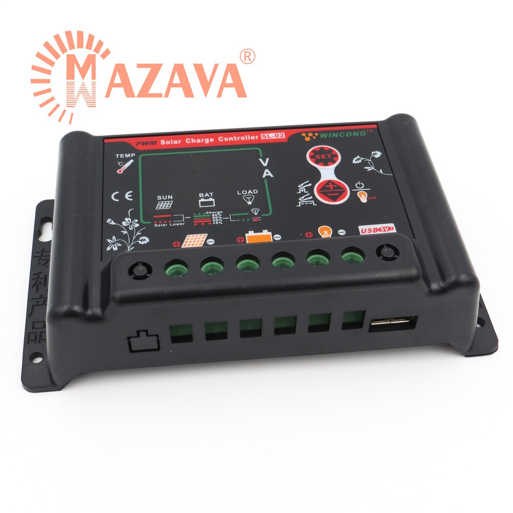 1Pcs 30A 20A 10A Solar Charger Controller 12V 24V ... – Grandado