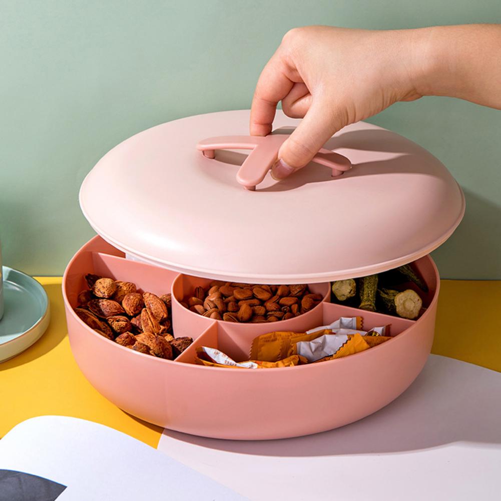 Dried Fruit Snack Plate Portable Nice-looking Butt... – Vicedeal