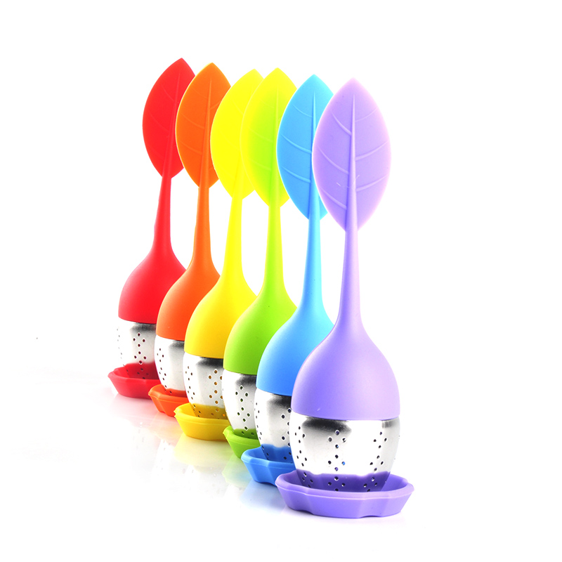 6 Colors Teapot Sweet Leaf Tea Infuser Best Silico... – Grandado
