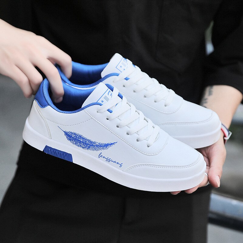 zapatos blancos de primavera para hombre, zapatos ... – Vicedeal