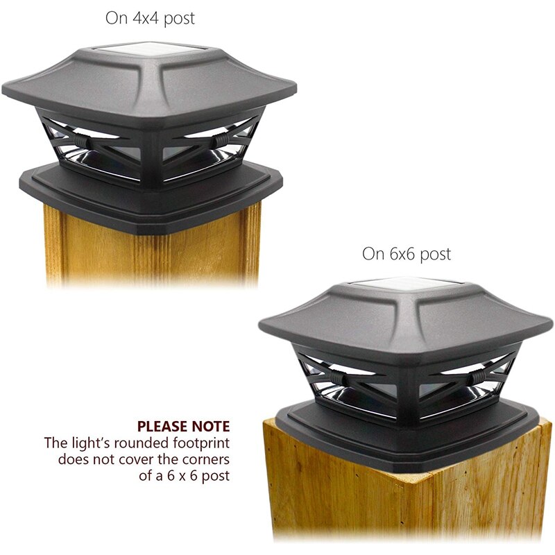 Outdoor Solar Post Lights - Outdoor Post Cap Light... – Grandado
