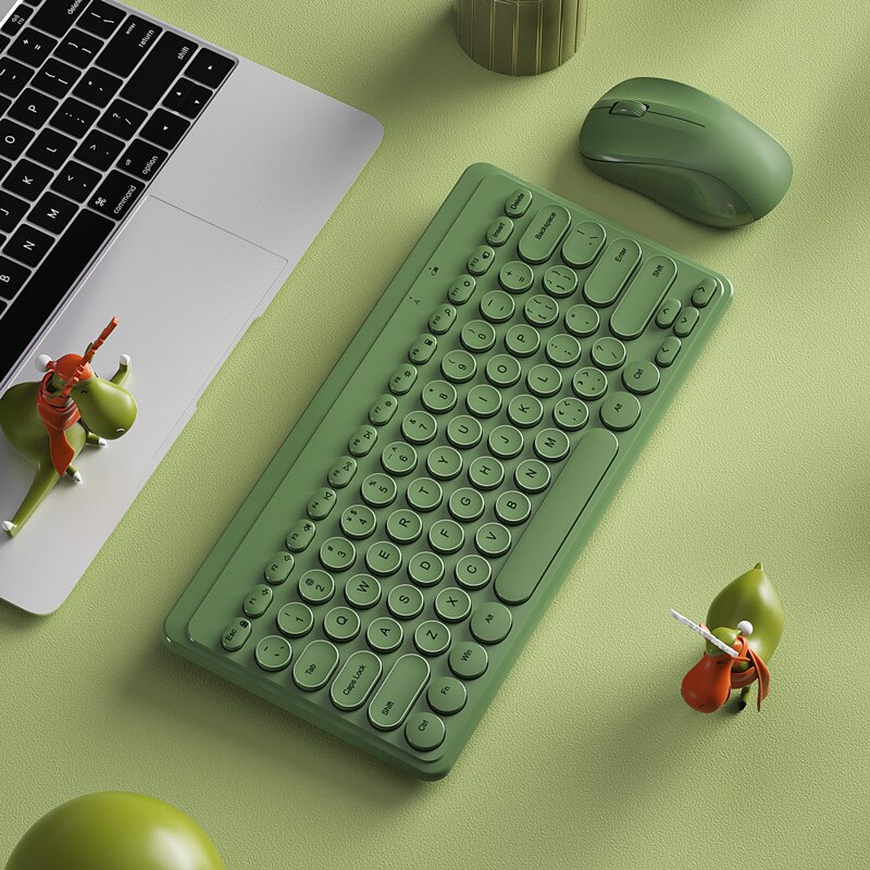 EAOR 2.4G Wireless Keyboard Mouse Set Mute Mini Wi... – Grandado