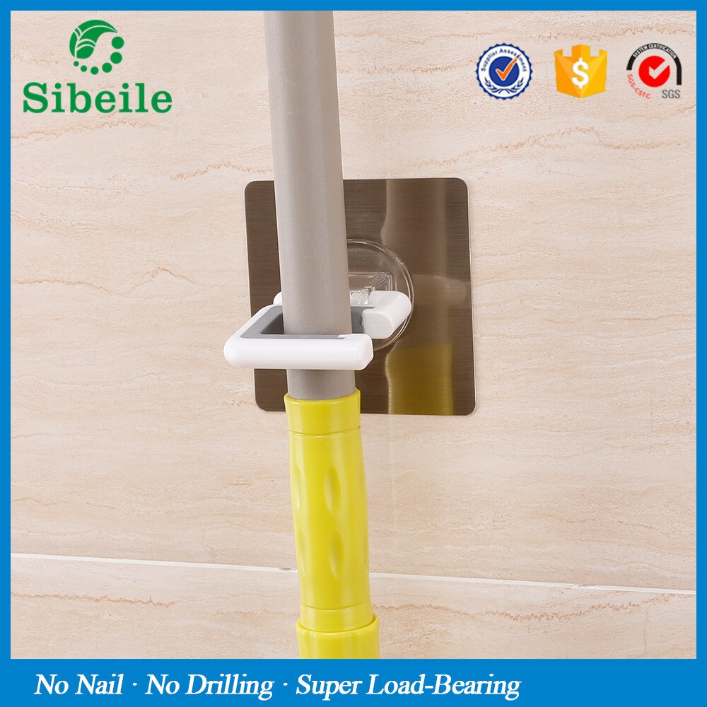SBLE Wall mounted broom holder kitchen bathroom wa... – Vicedeal