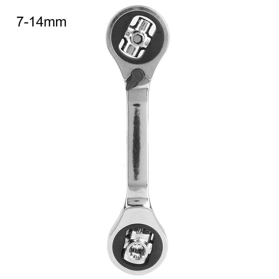 8-In-1 Multifunction 72 Teeth Ratchet Wrench 12 Te... – Vicedeal
