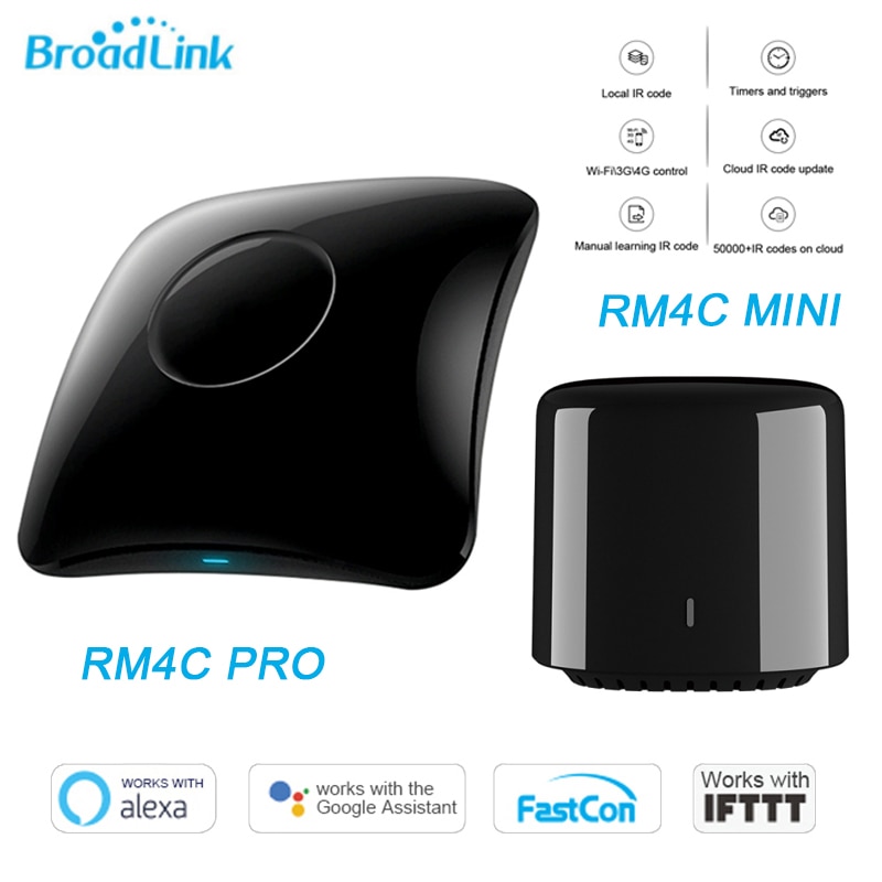 Broadlink RM4C Mini RM4 Pro WiFi IR RF Universal I... – Grandado Broadlink RM4C Mini RM4 Pro WiFi IR RF Universal I... – Grandado