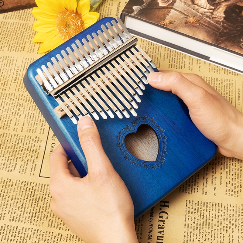 Kalimba 17 key Thumb Piano Wood Mahogany Mbira Bod... – Vicedeal