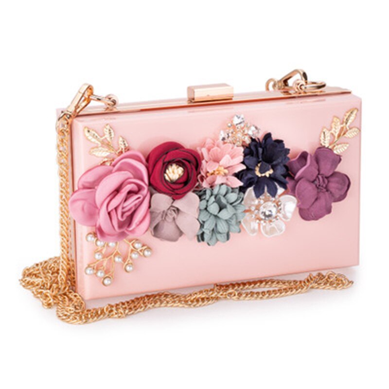 Women Evening Bags Women Acrylic Flower Clutches E... – Vicedeal