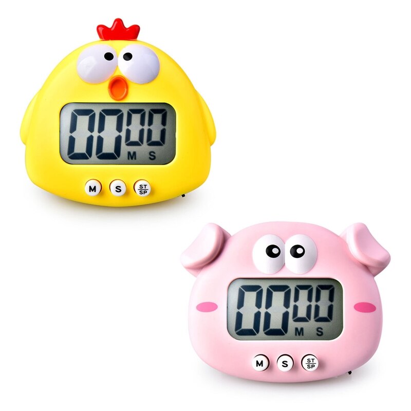 Cute Cartoon Chicken Pig Electronic LCD Digital Co... – Grandado