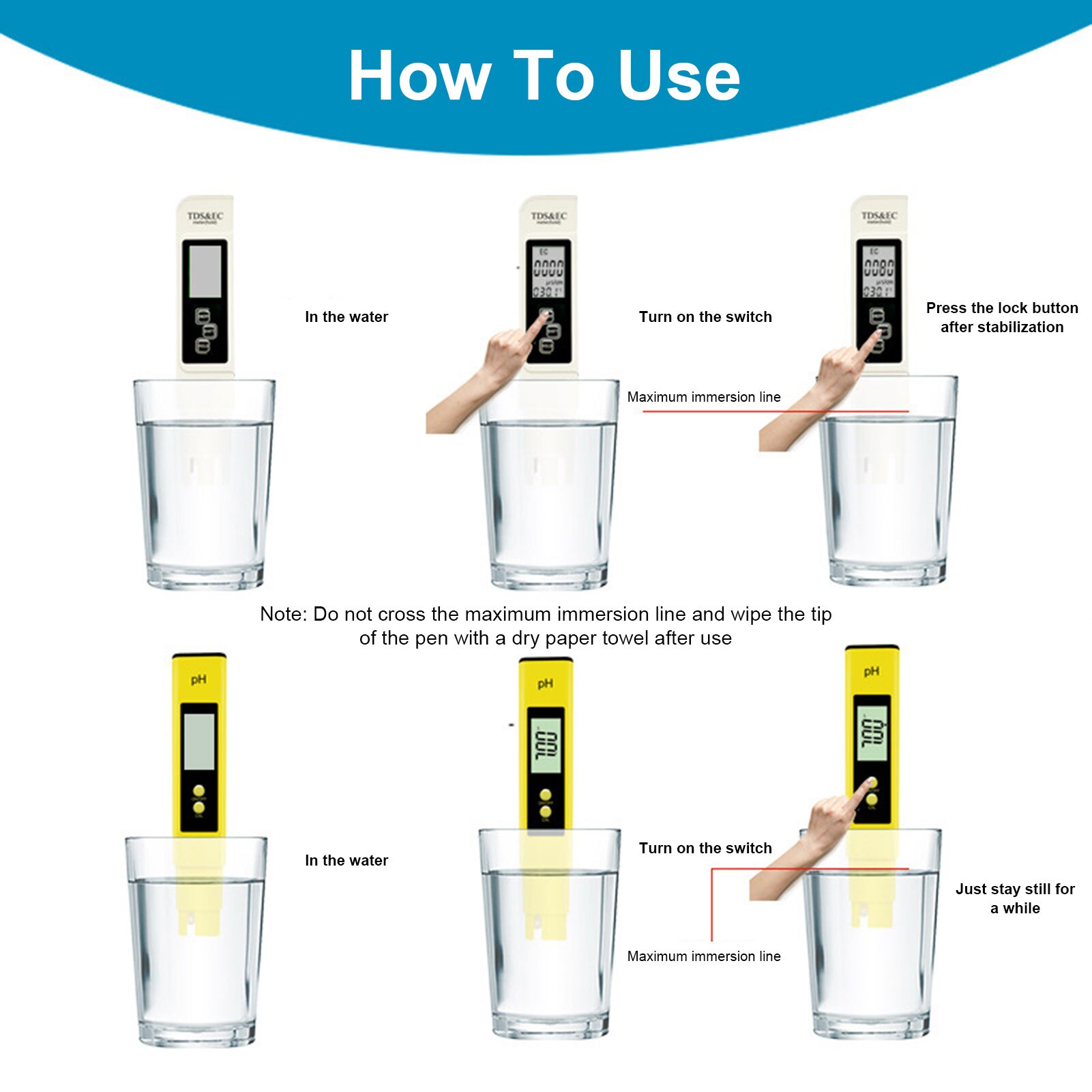 Ph Meter Water Detector Ph Acidometer Ph Waarde Te... – Grandado