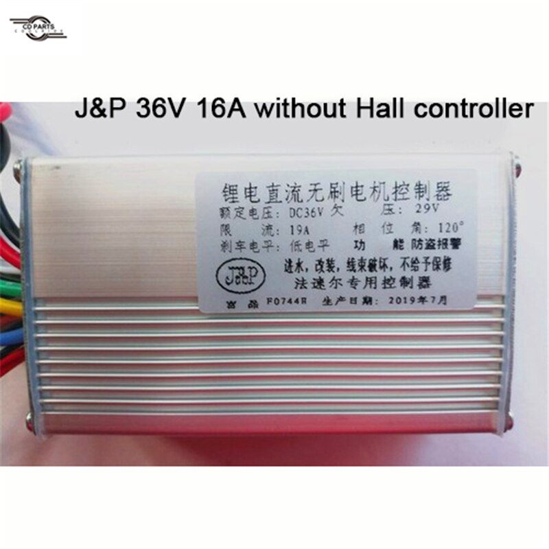 J&P Motor Brushless Controller 36V 48V 350W Waterp... – Grandado