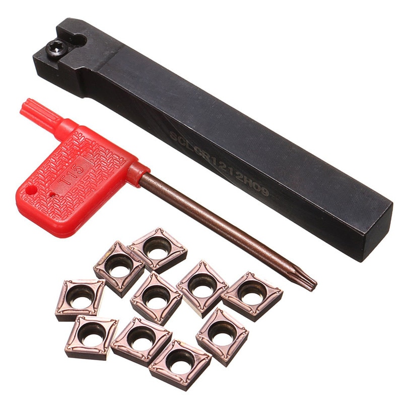 SCLCR1212H09 Holder Lathe Tool Cutter With 10pcs C... – Grandado
