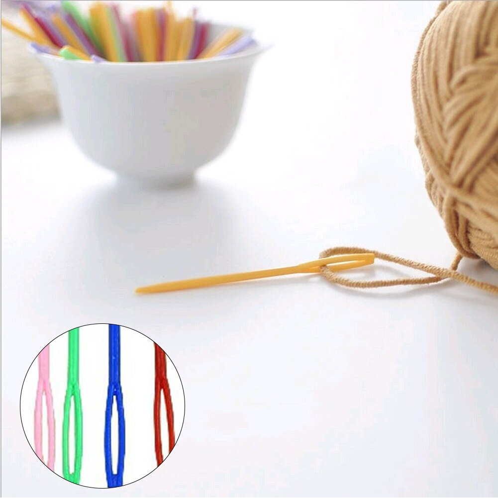 Darning Hand Needles Sewing Plastic Multicolor Tap... – Grandado