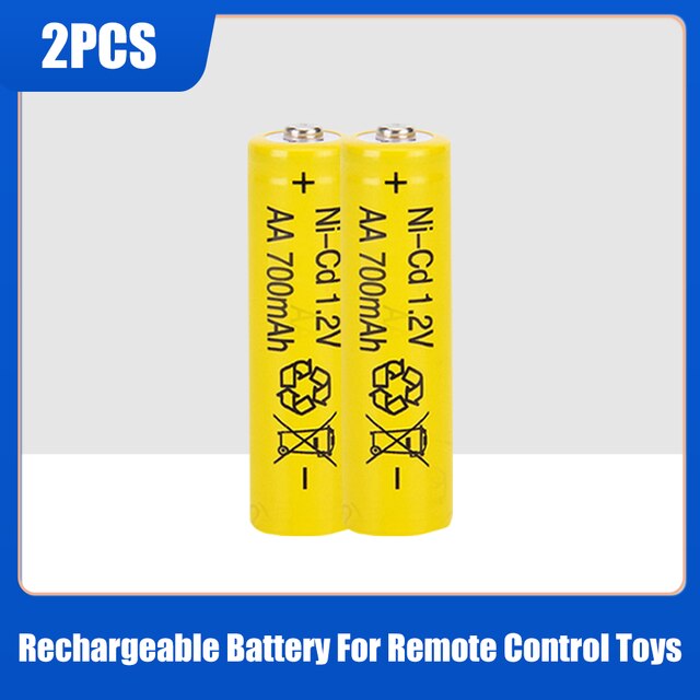 2PCS 1.2V 700mAh AA NI-CD Rechargeable Battery For... – Grandado