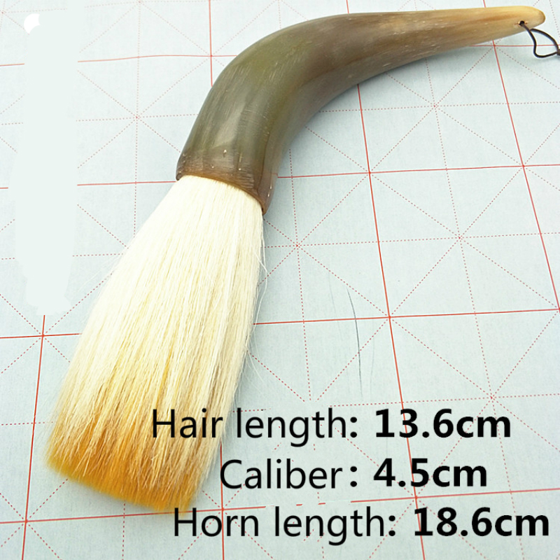 large hopper-shaped brush bent horn calligraphy br... – Grandado