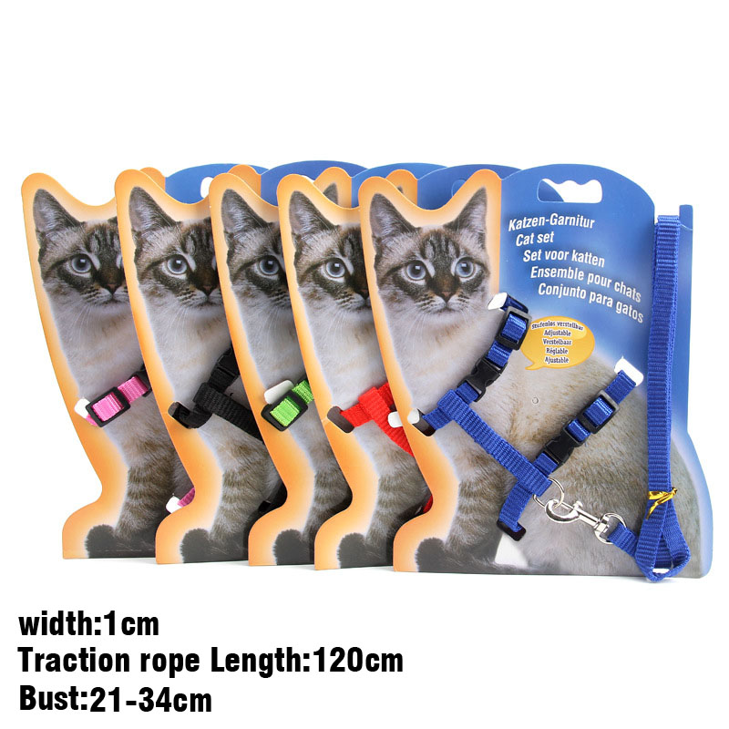 Cat Harness And Leash For Kitten Adjustable Pet Tr... – Vicedeal