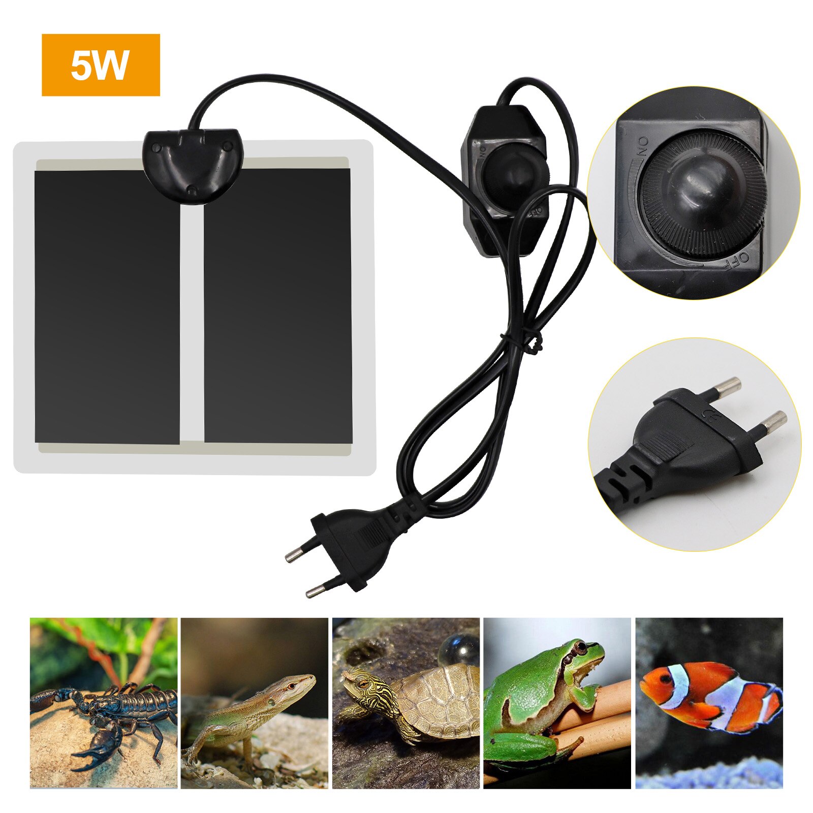 5-20W Terrarium Reptiles Heat Mat Climbing Pet Hea... – Grandado