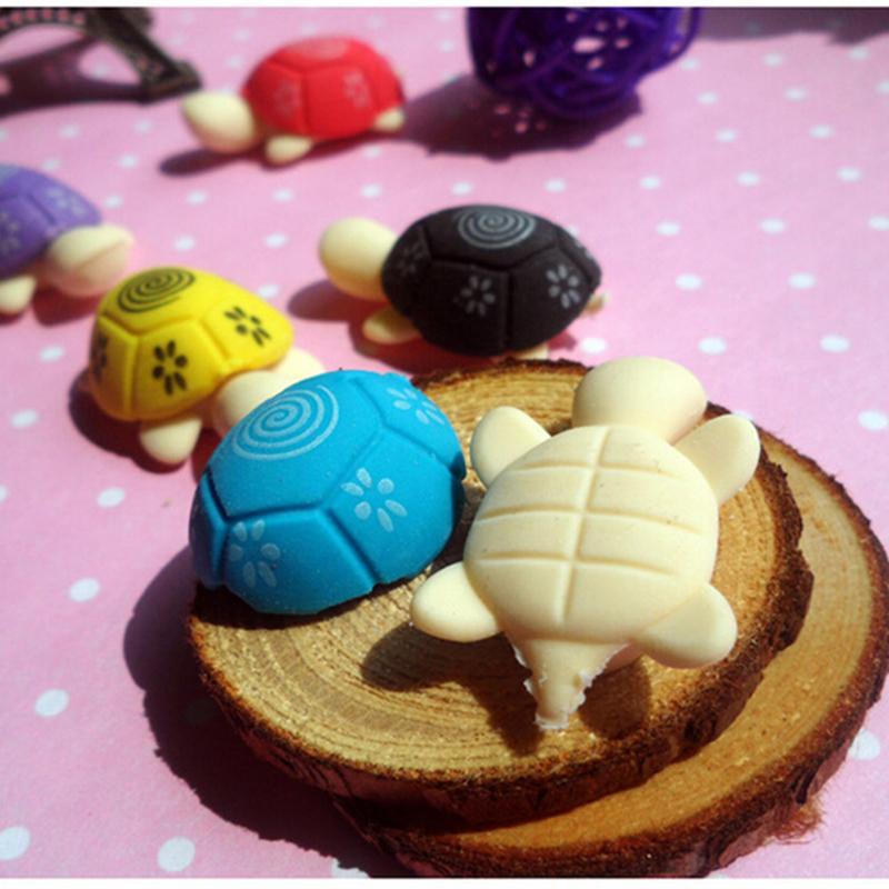 20 PCS Turtle Shaped Pencil Eraser For Kids Studen... – Grandado