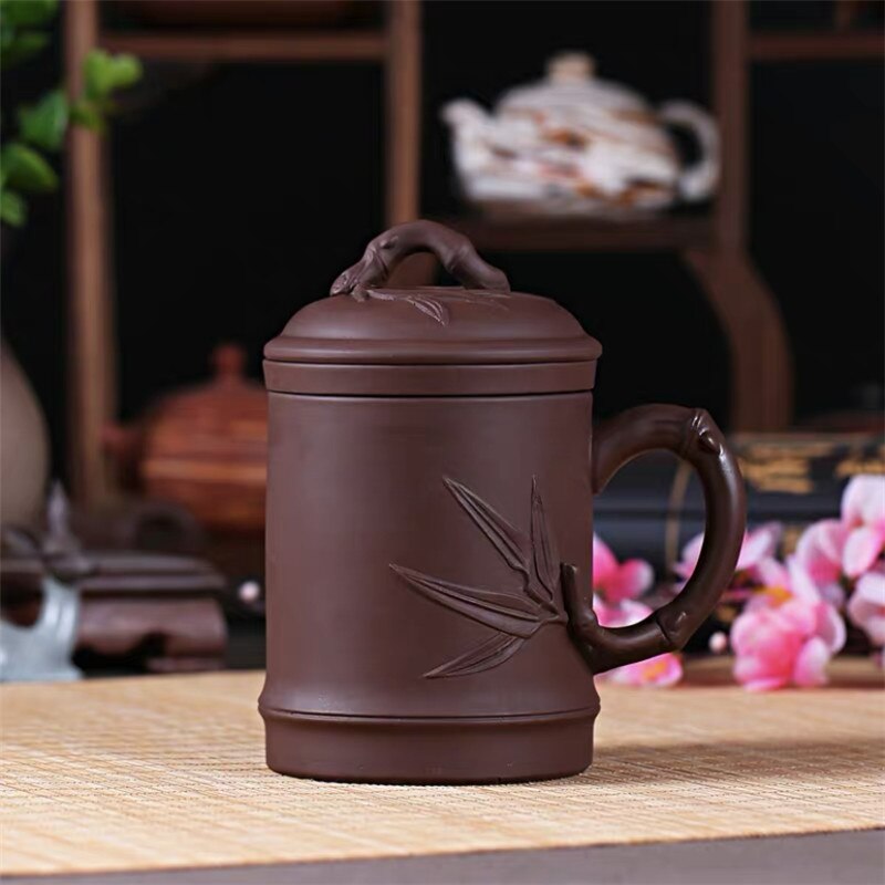 Retro Traditionele Chinese Paarse Klei Thee Mok Me... – Vicedeal